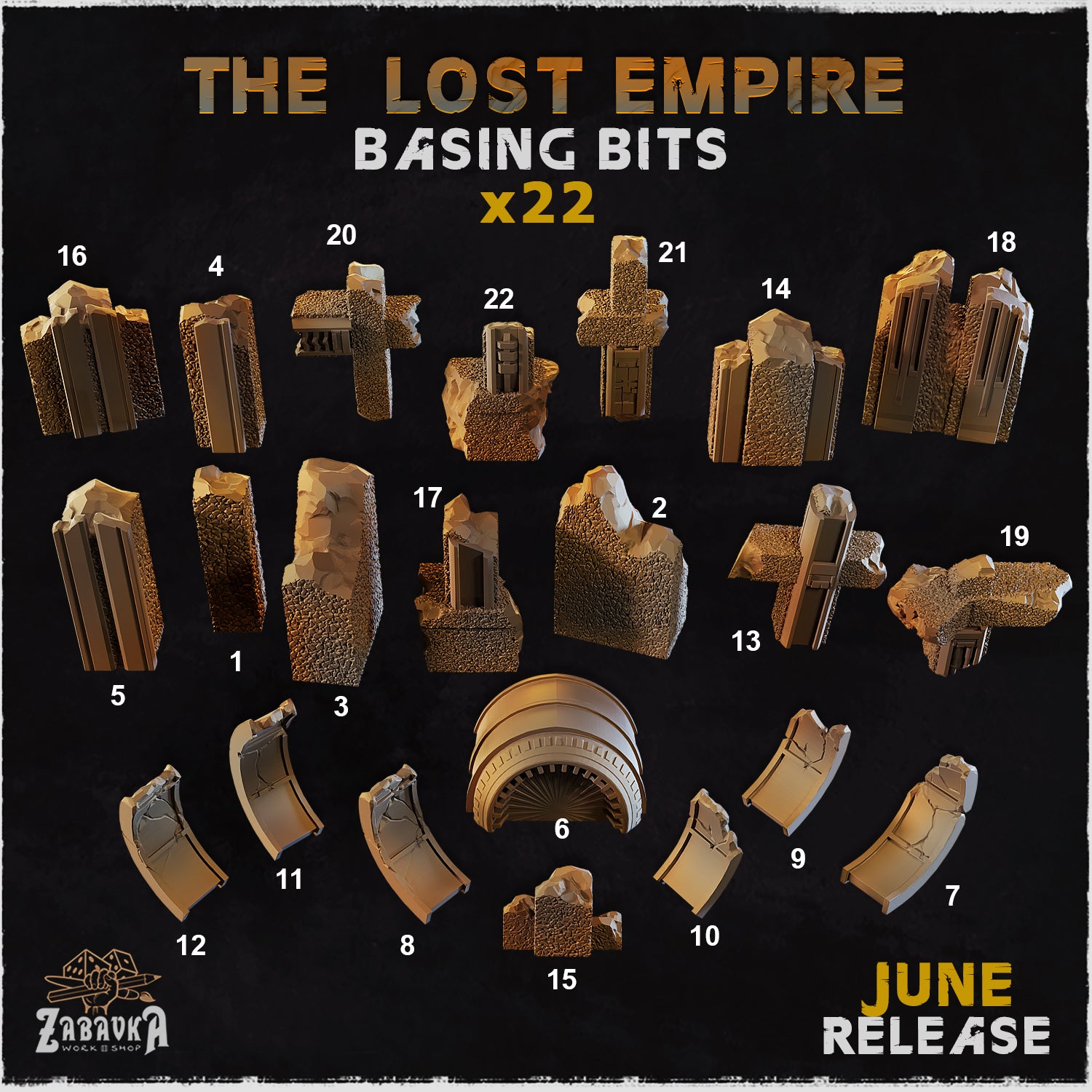 Lost Empire Basing Bits – Miniature Horde