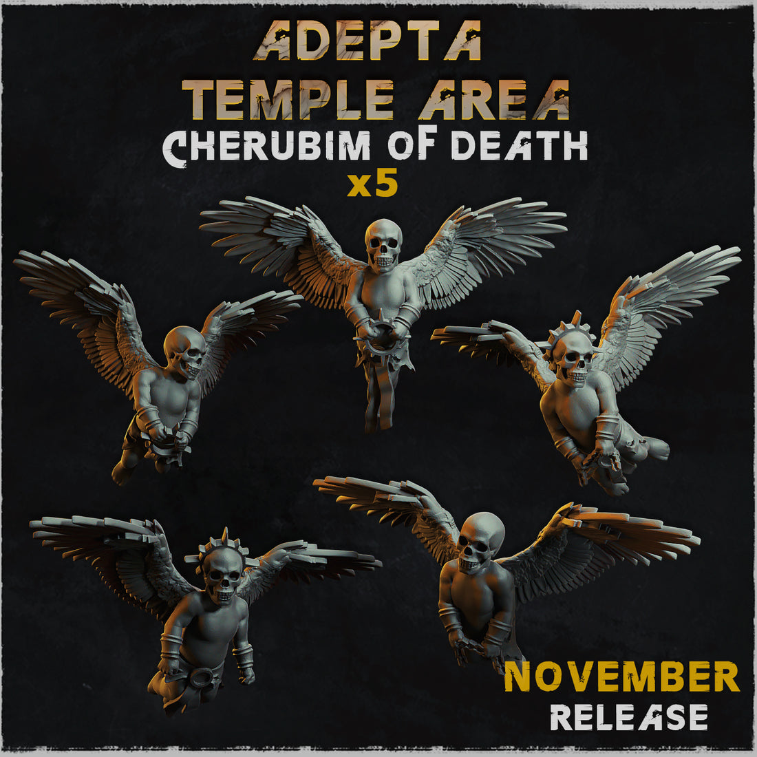 Adepta Temple Cherubim of Death – Miniature Horde