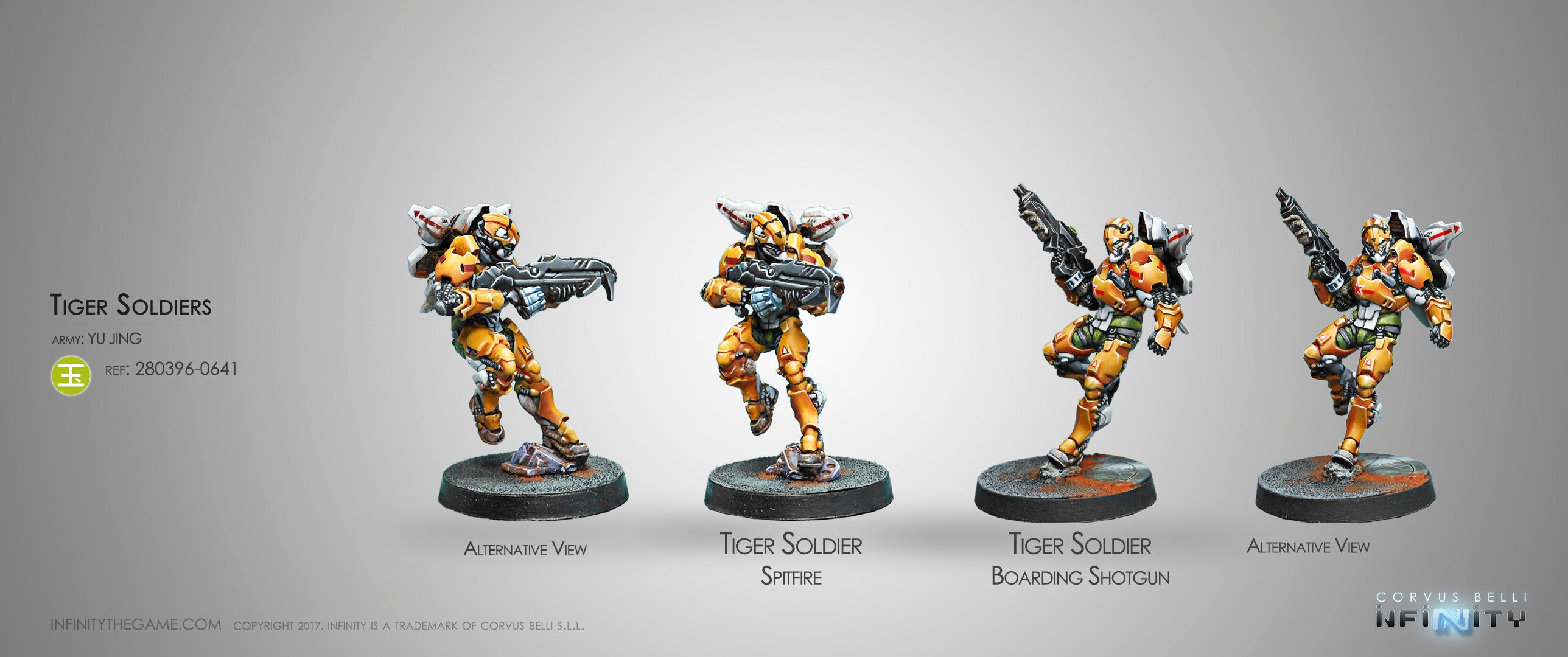Infinity: Yu Jing: Tiger Soldiers (Spitfire/ Boarding Shotgun ...