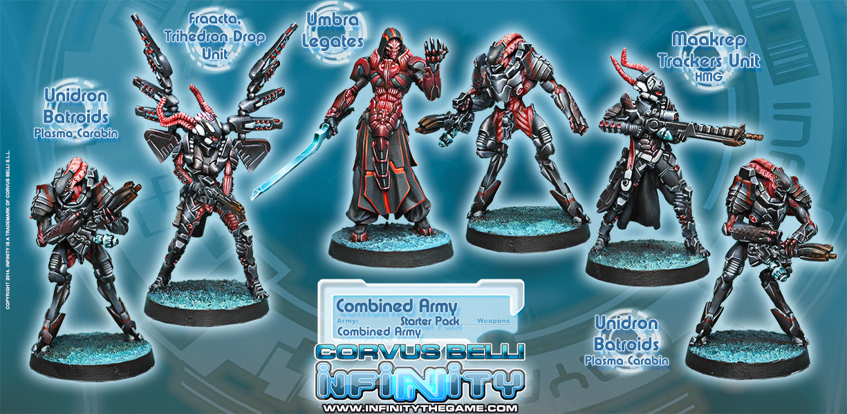 Infinity: Combined Army: Combined Army Starter Pack – Miniature Horde