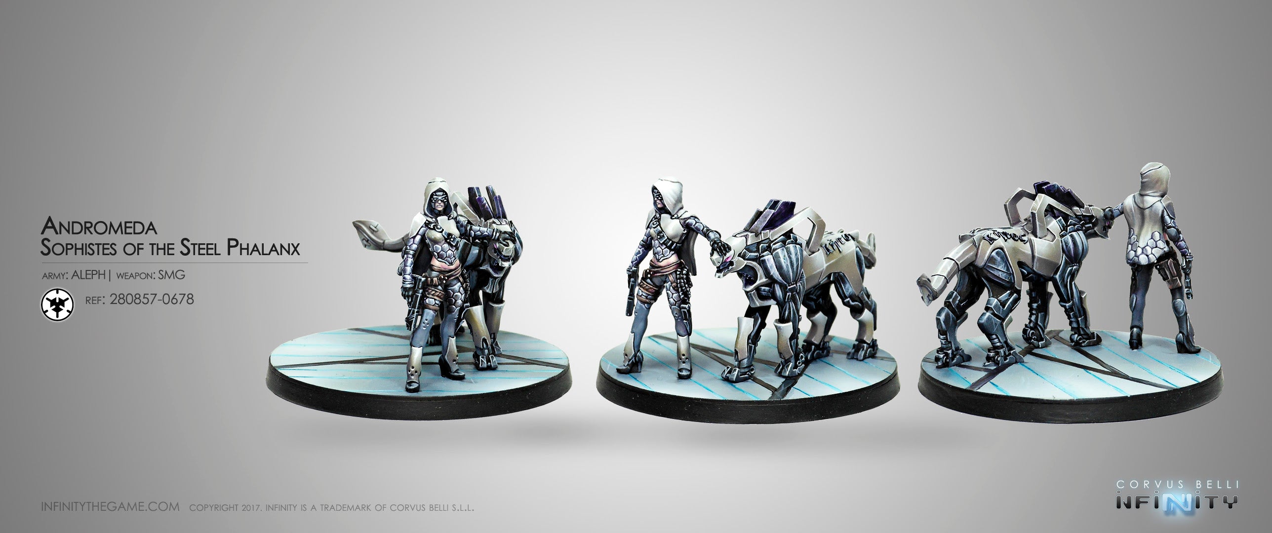 Infinity: ALEPH: Andromeda, Sophistes of the Steel Phalanx (Submachine ...
