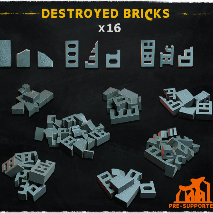 Destroyed bricks – Miniature Horde