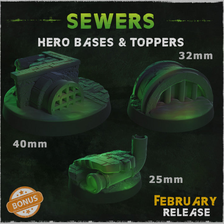 Sewers Bases By Zabavka – Miniature Horde