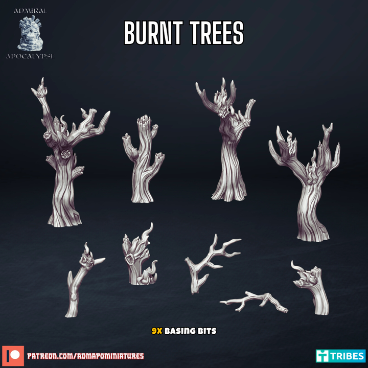 Burnt Trees – Miniature Horde