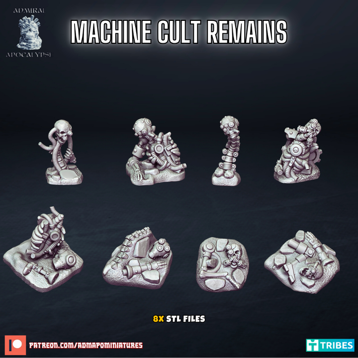 Machine Cult Tech Remains – Miniature Horde