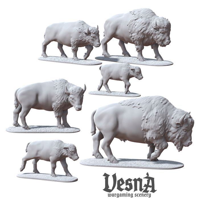 Bison Herd – Miniature Horde