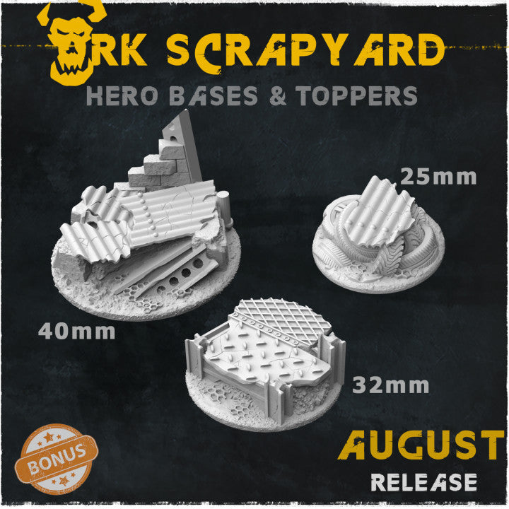 Orc Scrapyard Bases By Zabavka – Miniature Horde