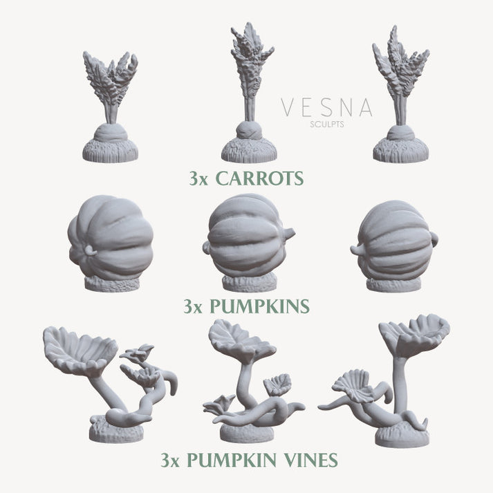 Pumpkins and Carrots – Miniature Horde