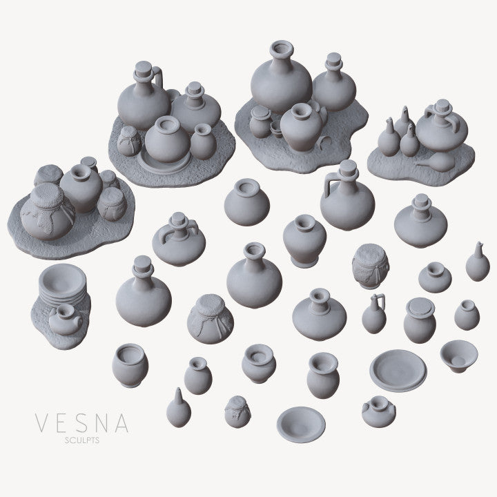 Medieval Pottery – Miniature Horde