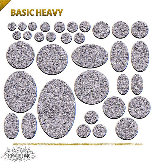 Basic Heavy Bases by Txarli Factory – Miniature Horde