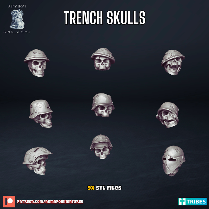 Trench Skulls – Miniature Horde
