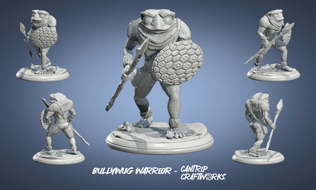 Bullywug Warrior – Miniature Horde