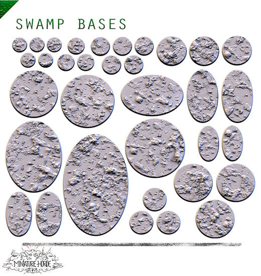 Swamp Bases by Txarli Factory – Miniature Horde