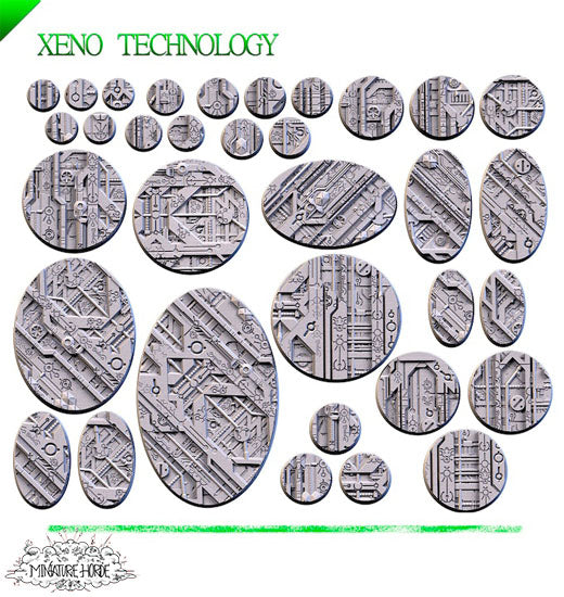 Xeno Technology Bases by Txarli Factory – Miniature Horde