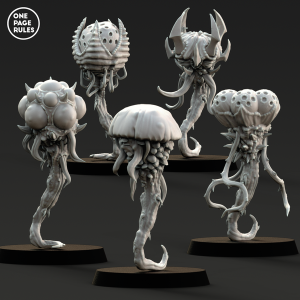 Spores - Alien Hives (5 Models) – Miniature Horde