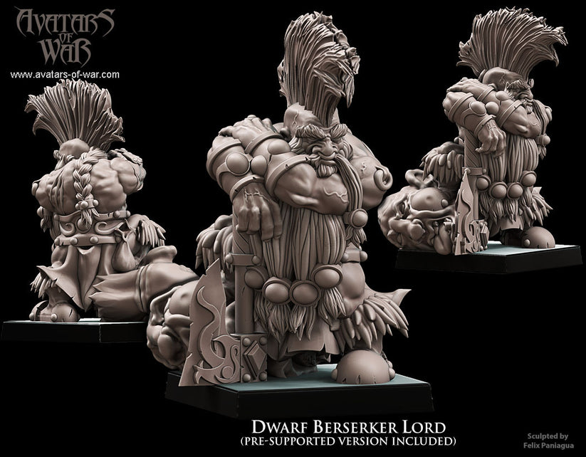 Dwarf Berserker by Avatars of War – Miniature Horde