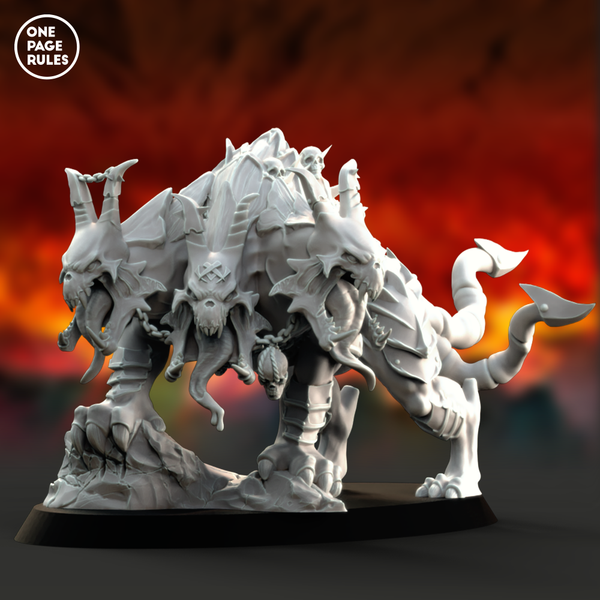 Tri-Hound Champion - War Daemons (1 Model) – Miniature Horde