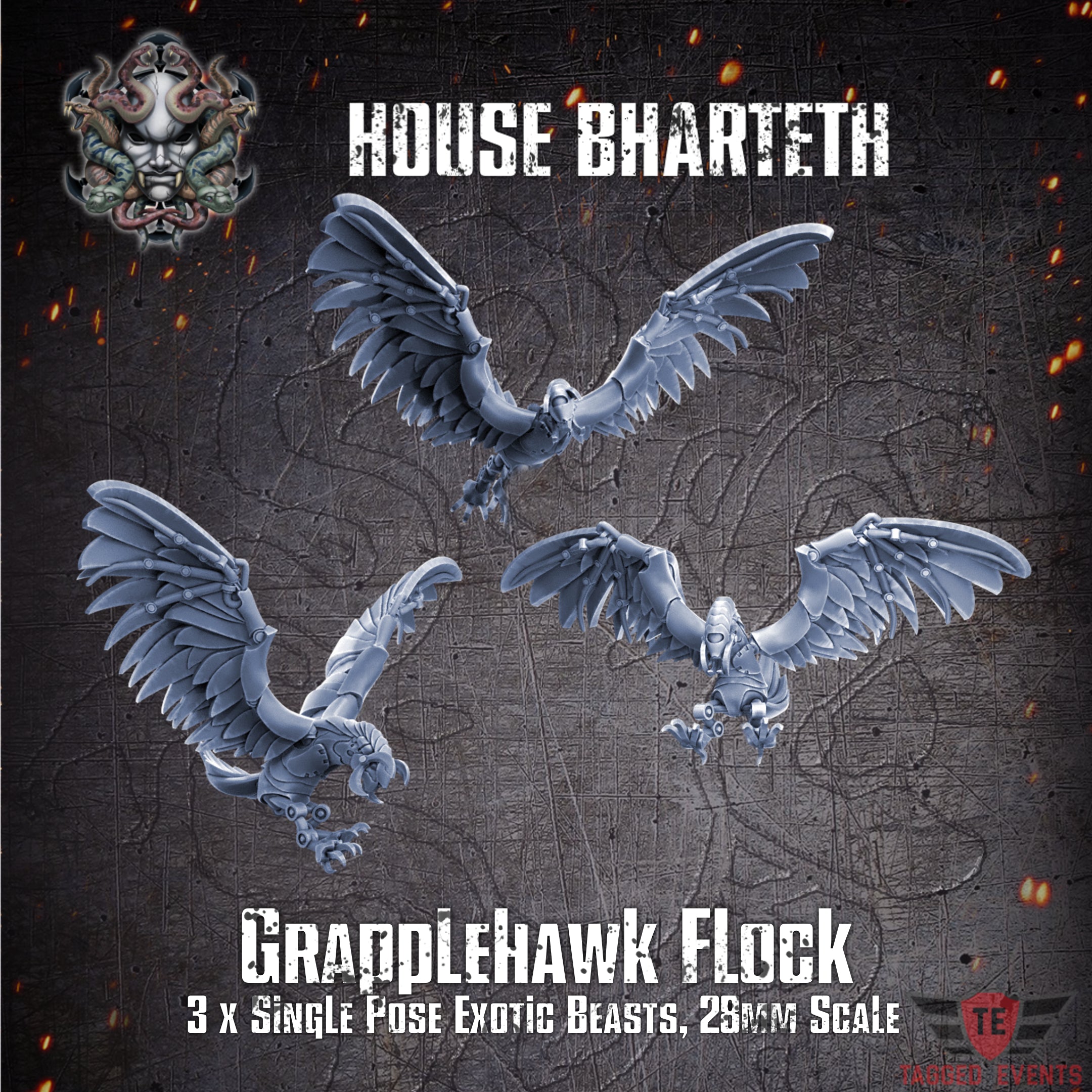 Grapplehawk Flock – Miniature Horde