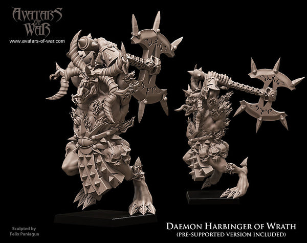 Harbinger of Wrath with Axe by Avatars of War – Miniature Horde