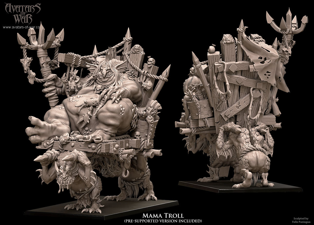 Mama Troll by Avatars of War – Miniature Horde