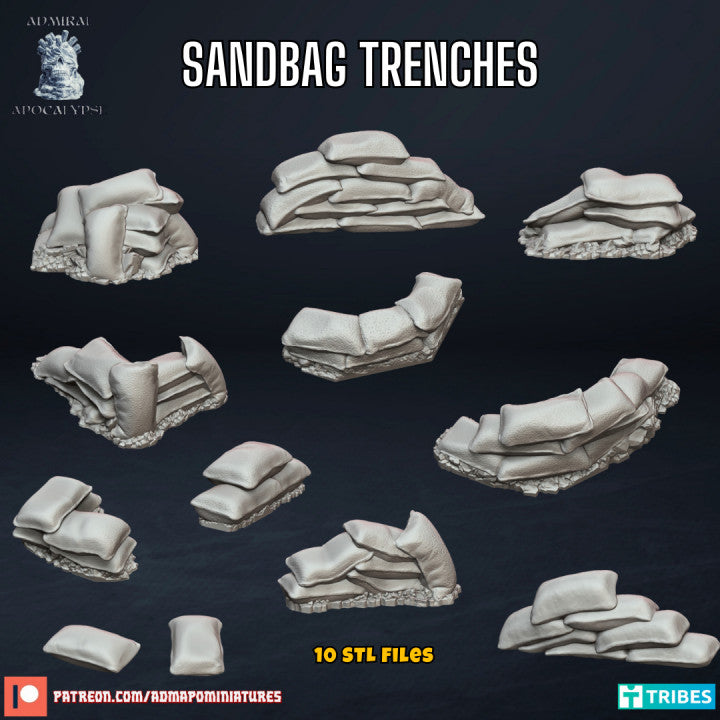Sandbag Trenches – Miniature Horde