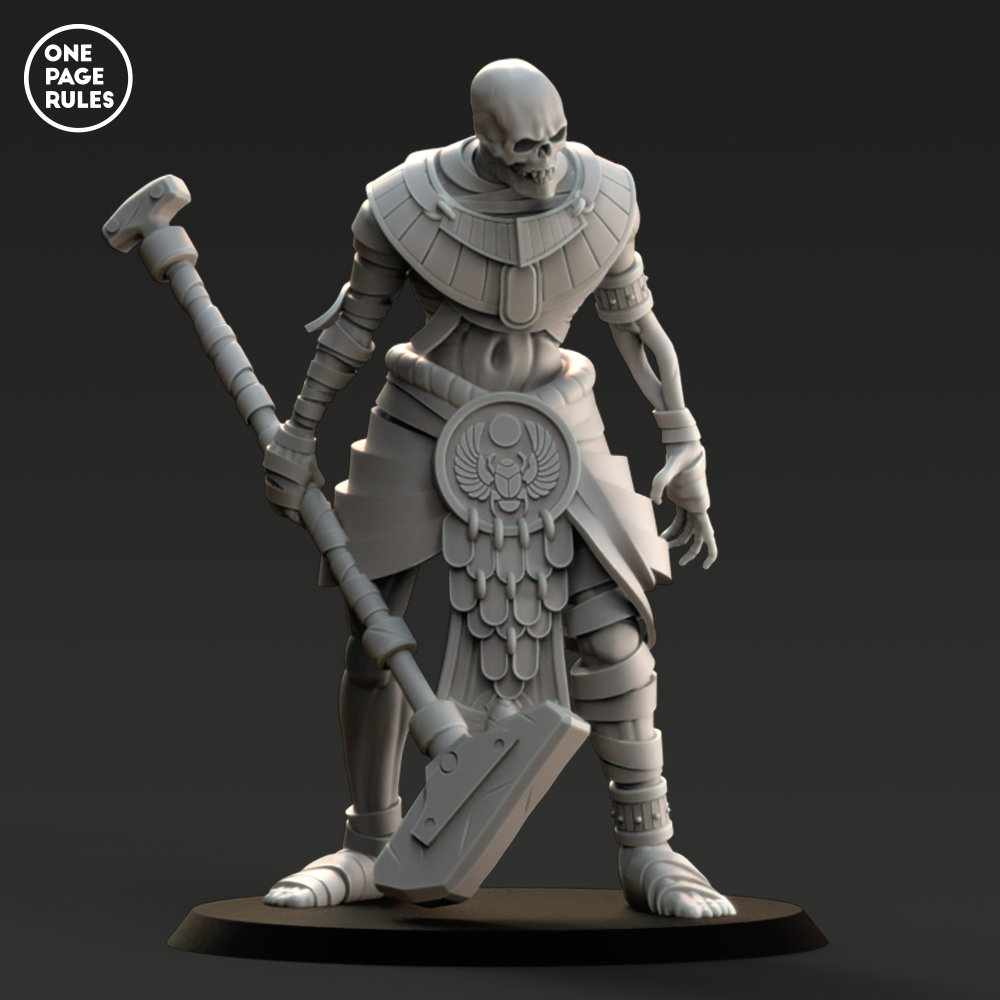Skeleton Giant (Hammer)- Mummified Undead (1 Model) – Miniature Horde