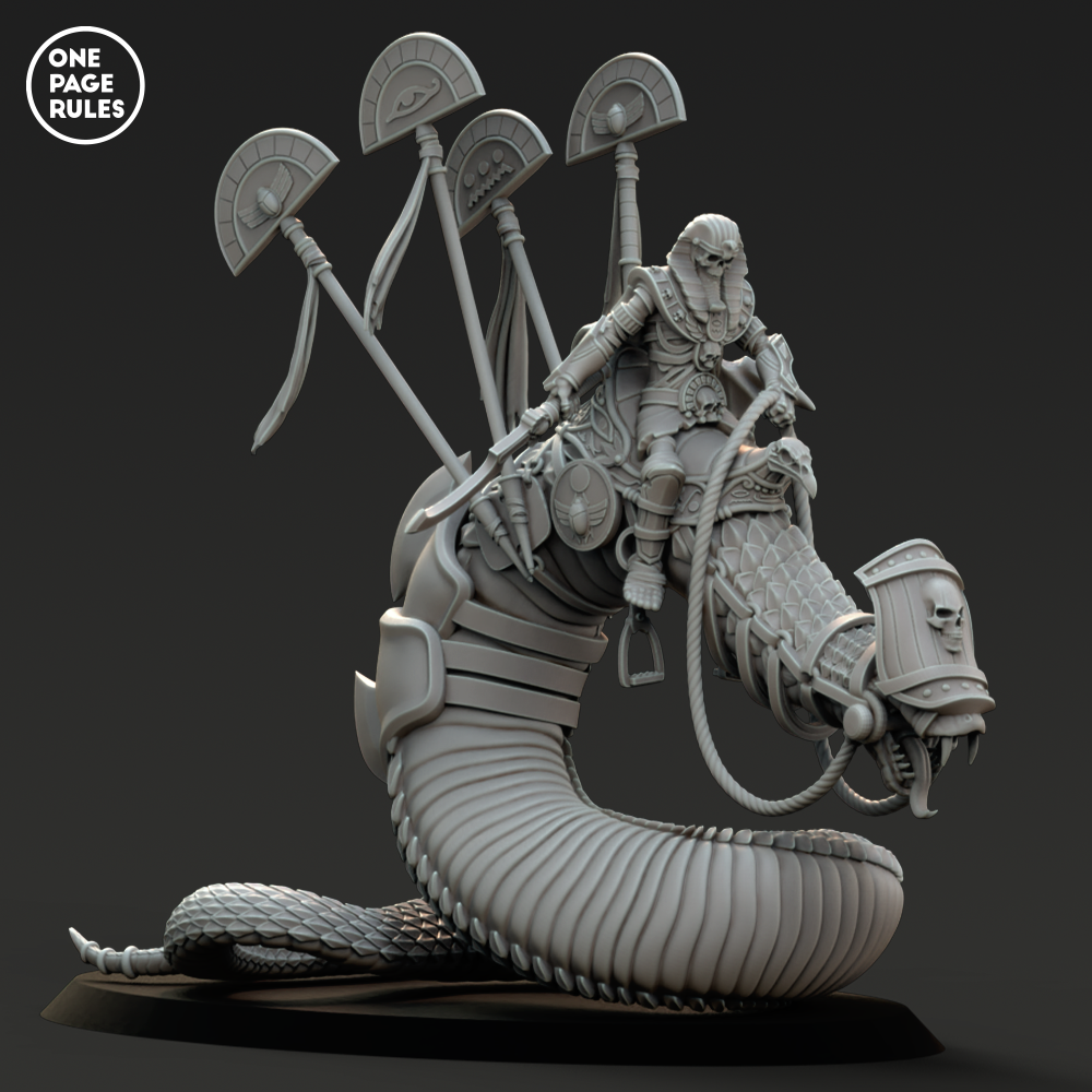 Royal Champion on Royal Snake (Monarch) [King] - Mummified Undead (1 M ...