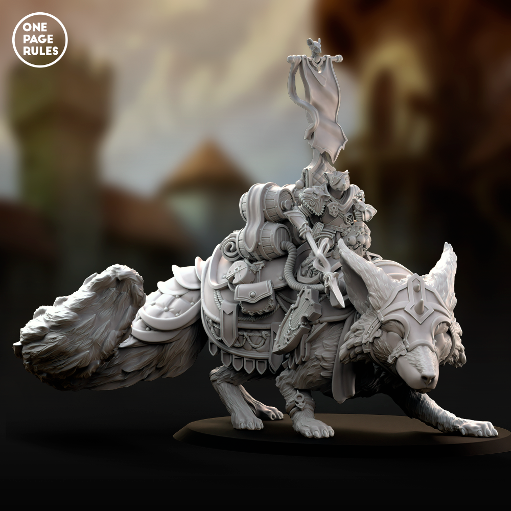 Giant Beast (Captain Rider) [Cute] - Ratmen (1 Model) – Miniature Horde