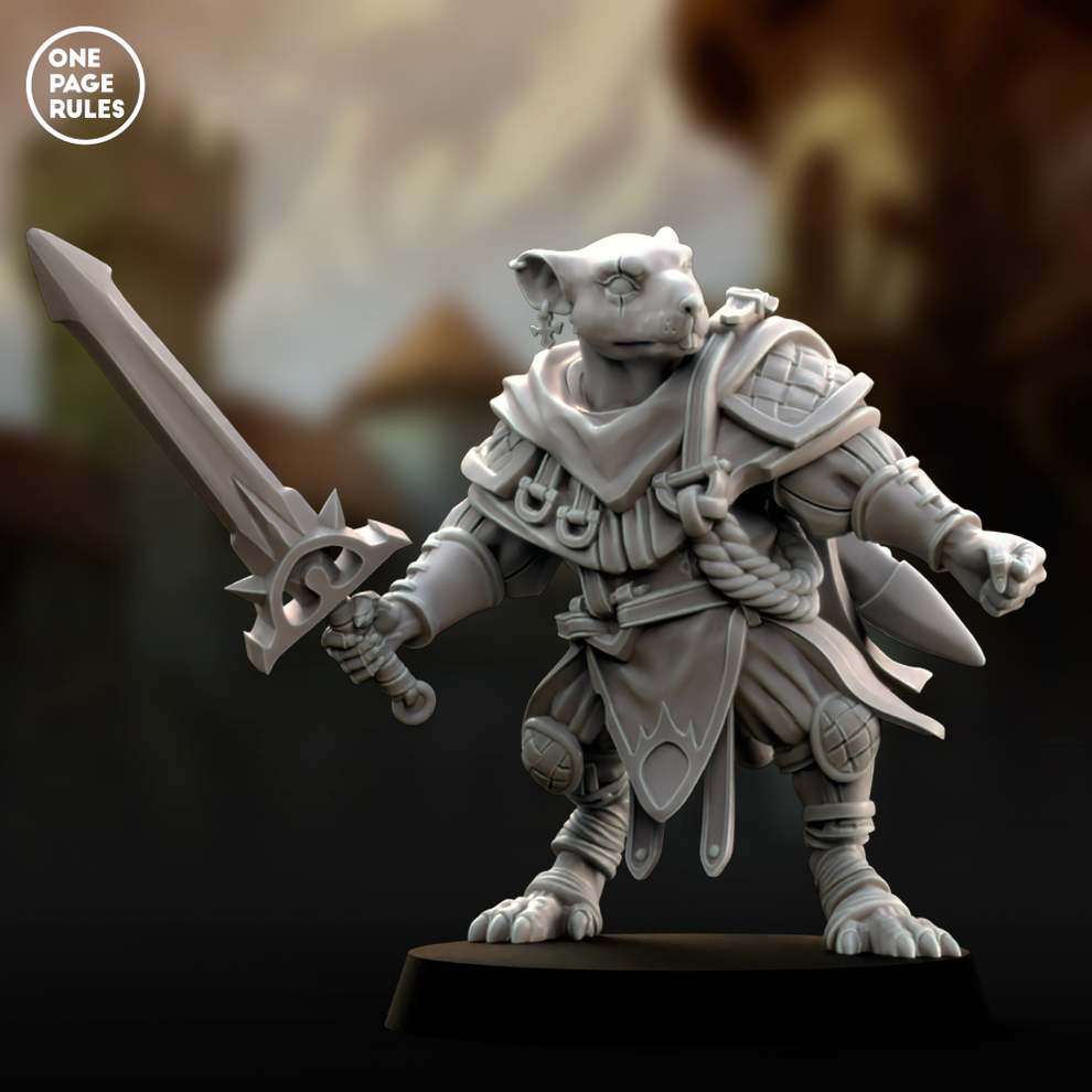 Rat Master [Giant Rats] - Ratmen (1 Model) – Miniature Horde