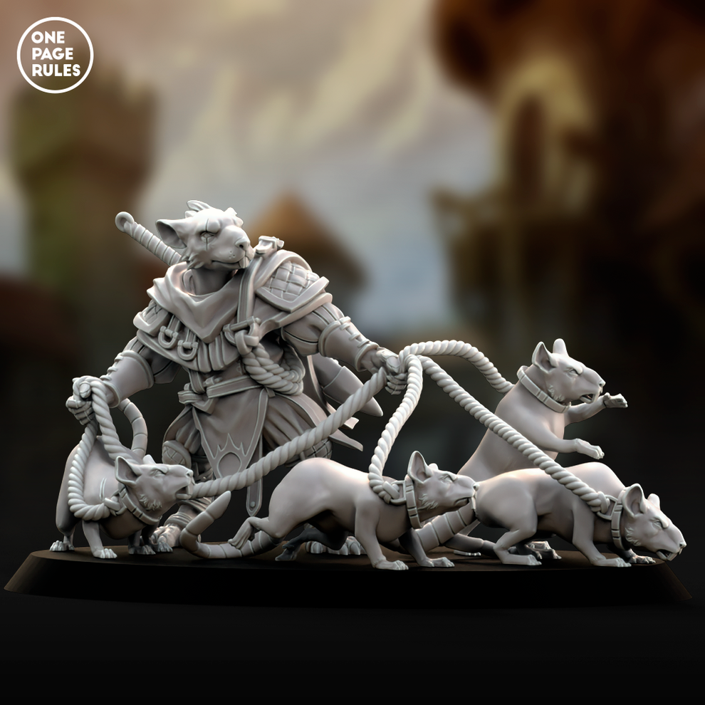 Giant Rats (Rat Master) - Ratmen (1 Model) – Miniature Horde