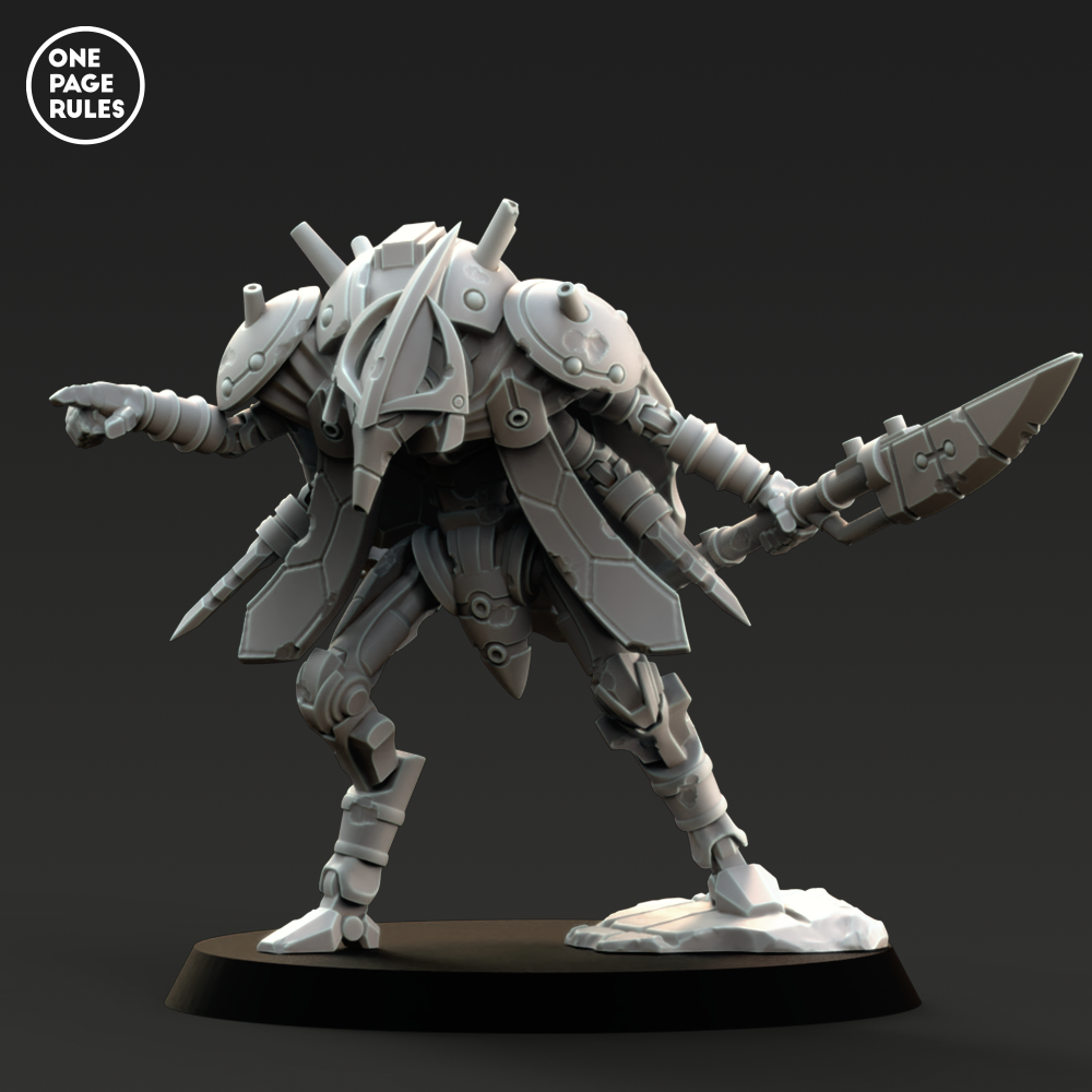 Robot Lord (Overseer, Spear) - Robot Legions (1 Model) – Miniature Horde