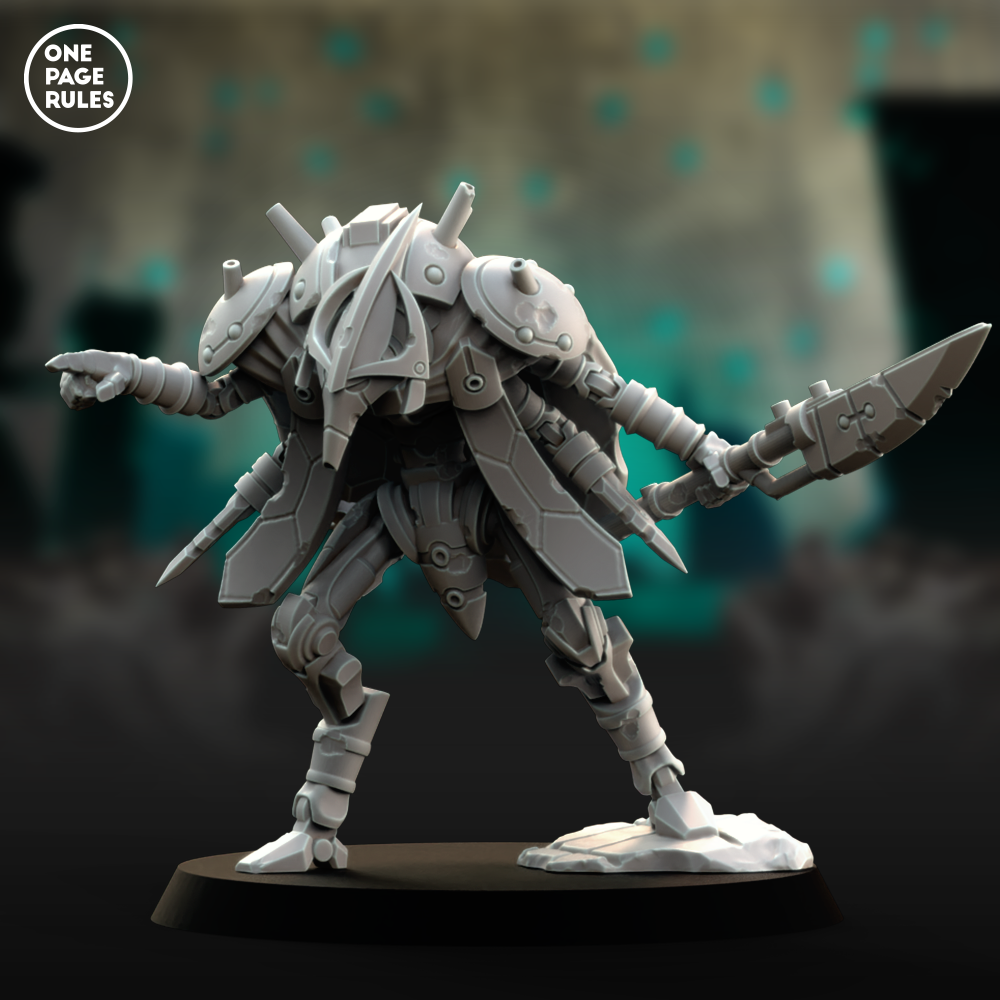 Robot Lord (Overseer, Spear) - Robot Legions (1 Model) – Miniature Horde