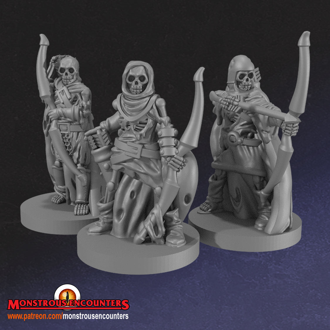 Skeleton Archers x3 – Miniature Horde