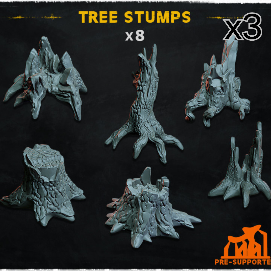 Tree Stumps Multipack – Miniature Horde