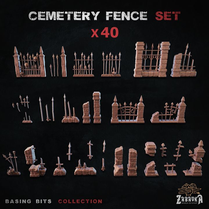 Cemetery Fences – Miniature Horde